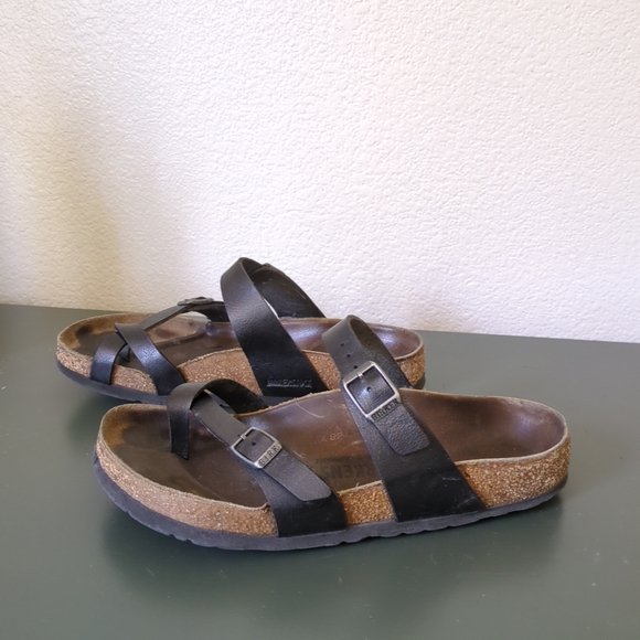 Birkenstock | Shoes | Birkenstock Womens Mayari Sandals Black Strap ...